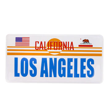 Los Angles Car License Plate - Cangnan Fujia Crafts Co.,Ltd